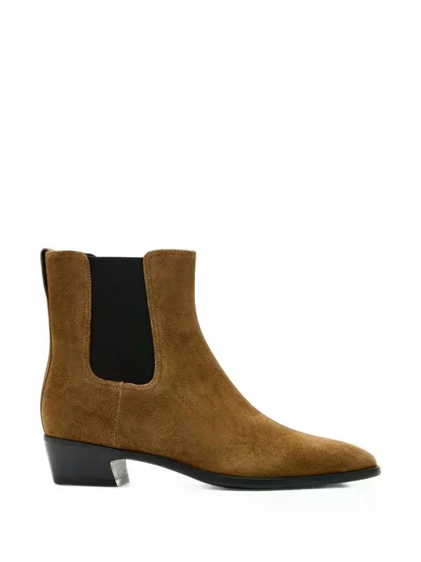 Vince Ari Suede Ankle Boots - Brown