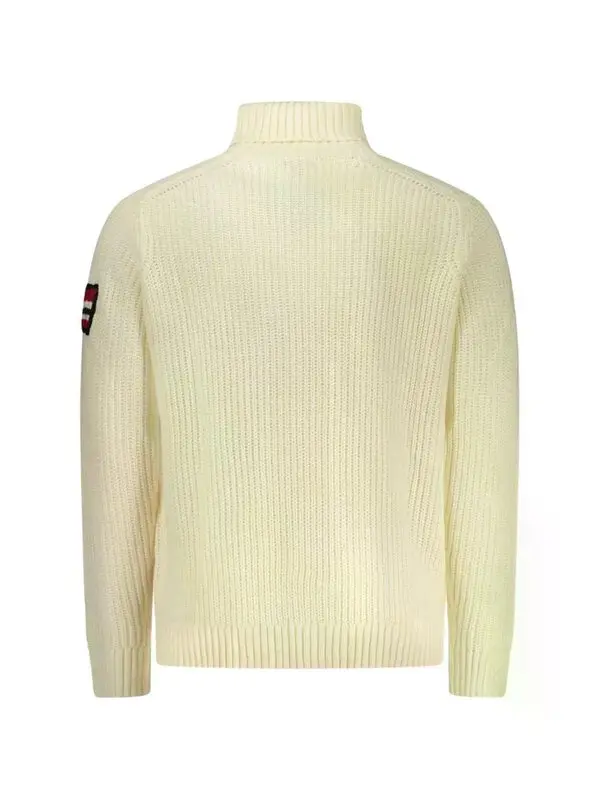 NORWEGIAN RAIN Ribbed-knit Roll-neck Sweater - Neutrals