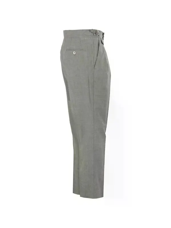 Brunello Cucinelli Wool Tailored Trousers - Grey