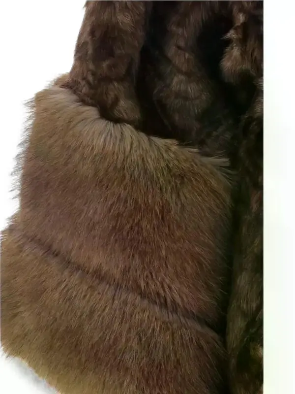 UNCOMMON Faux-fur Belted Jacket