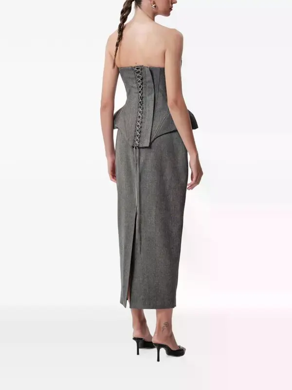 CONCEPTO Sculpt Peplum Corset Blouse