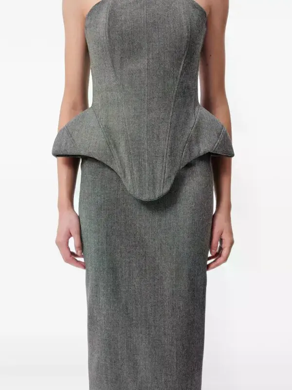 CONCEPTO Sculpt Peplum Corset Blouse