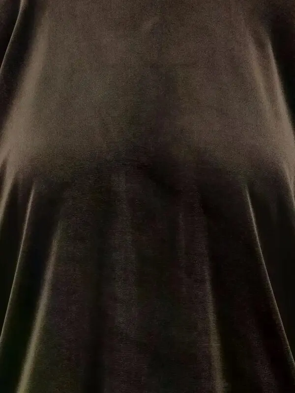 DON'T @ ME Velvet-effect Drop-shoulder Sweater