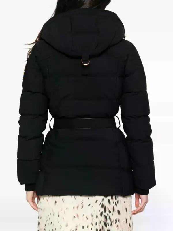 Moose Knuckles Belted Hooded Jacket