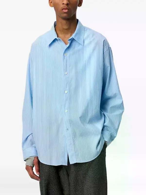 MFPEN Essay Stripe-pattern Shirt
