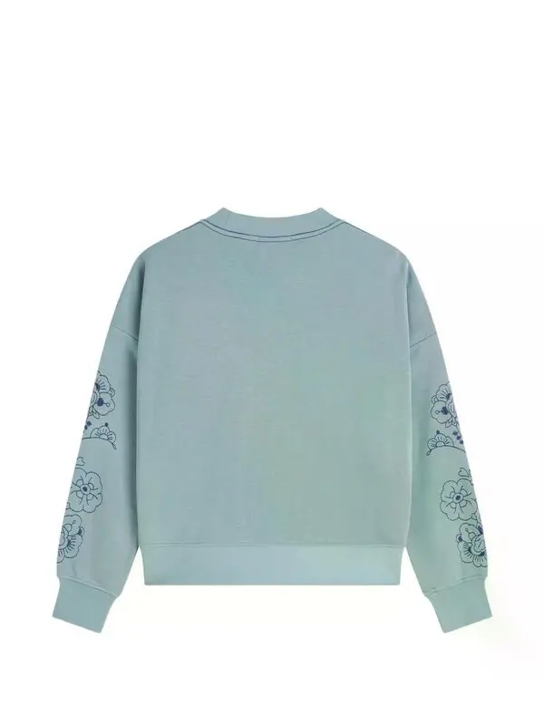 Scotch & Soda Floral-embroidered Sweatshirt
