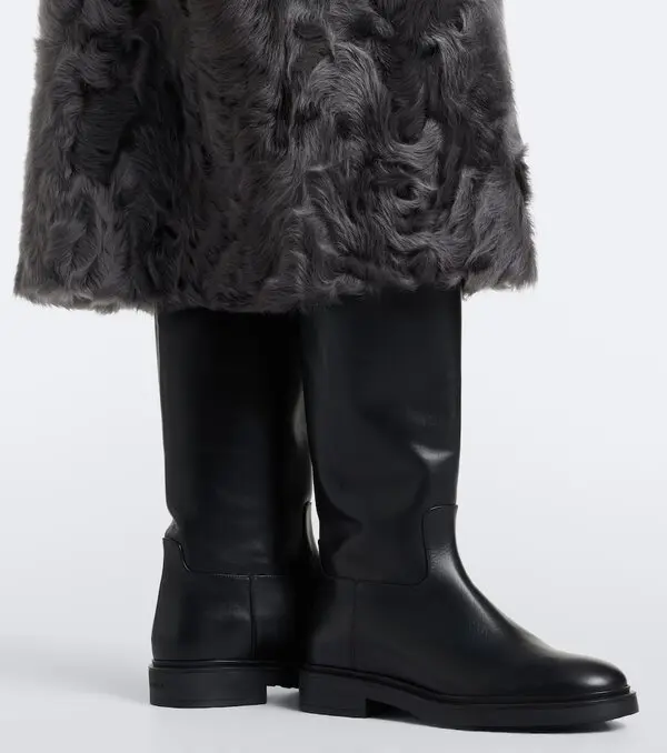 AQUAZZURA Ride Leather Knee-high Boots
