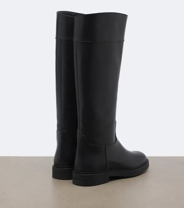 AQUAZZURA Ride Leather Knee-high Boots