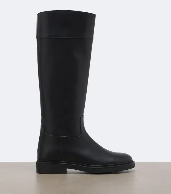 AQUAZZURA Ride Leather Knee-high Boots