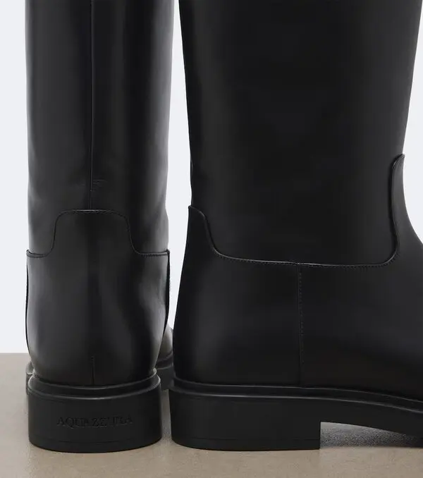 AQUAZZURA Ride Leather Knee-high Boots