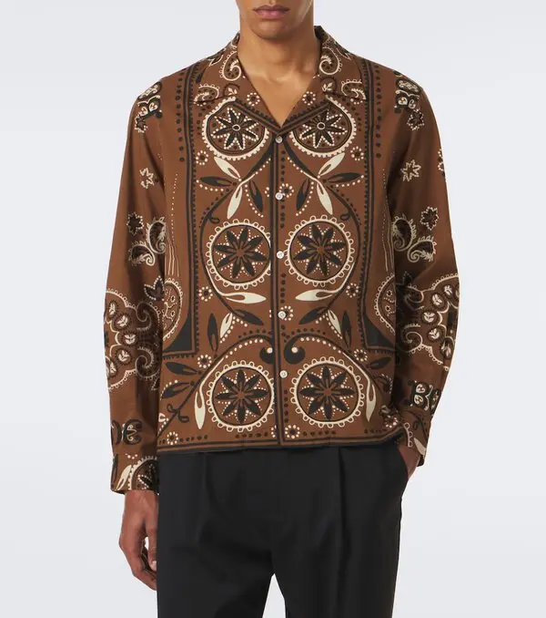 BODE Printed Cotton Shirt