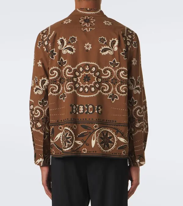 BODE Printed Cotton Shirt