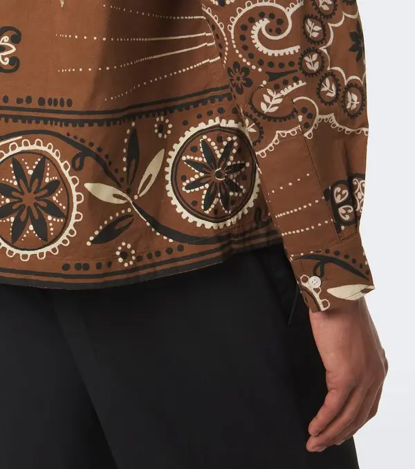 BODE Printed Cotton Shirt
