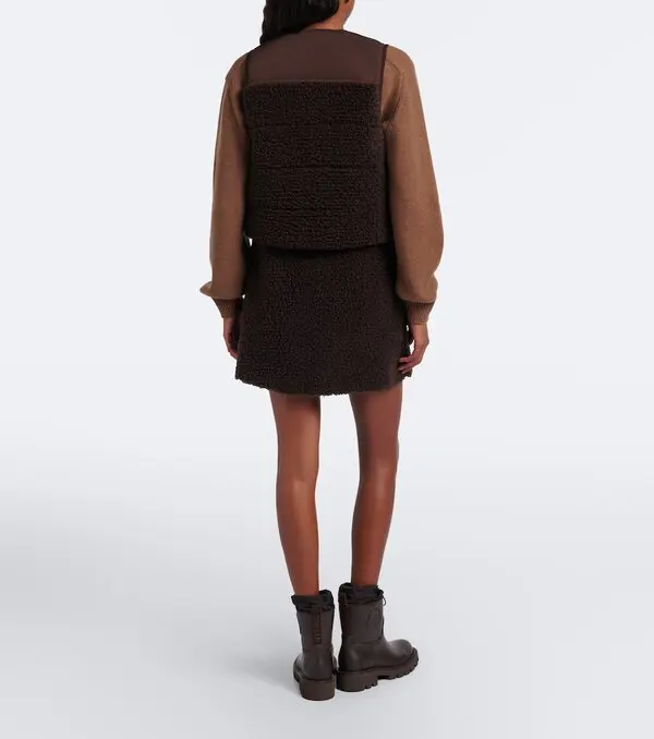 Moncler Teddy Miniskirt