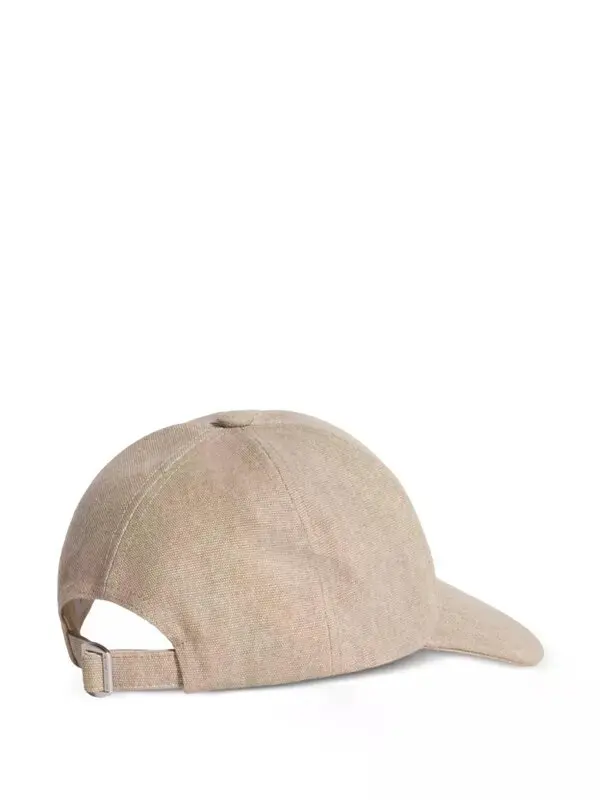 Maison Kitsuné Baby Fox Embroidered Patch Baseball Cap - Neutrals