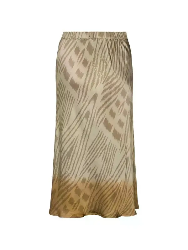 RABENS SALONER Elmi Ikat-print Elasticated Maxi Skirt