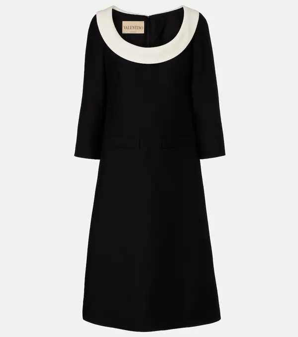 Valentino Garavani Crepe Couture Midi Dress