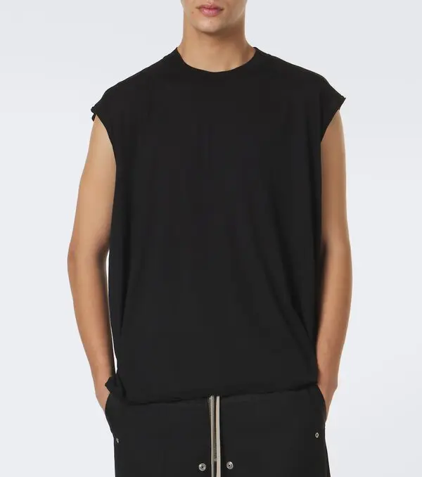 Rick Owens Dylan Cotton Gauze Jersey Top