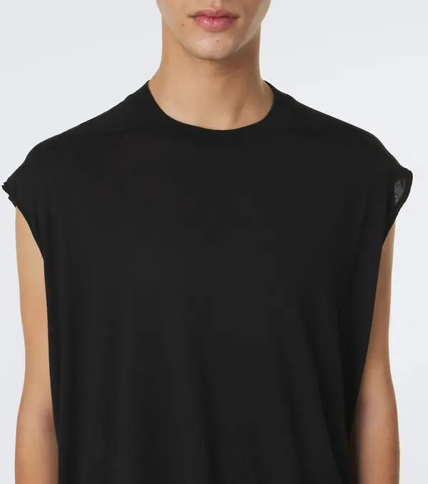 Rick Owens Dylan Cotton Gauze Jersey Top