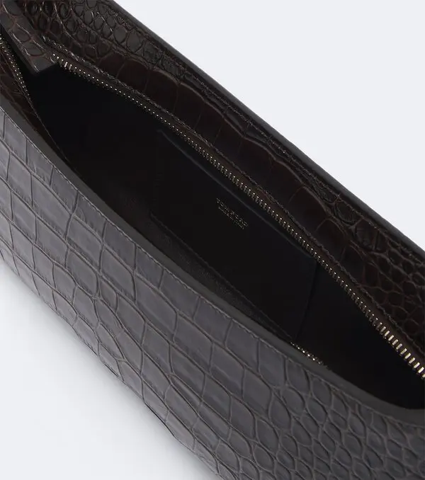 TOM FORD Arc Small Croc-effect Leather Shoulder Bag