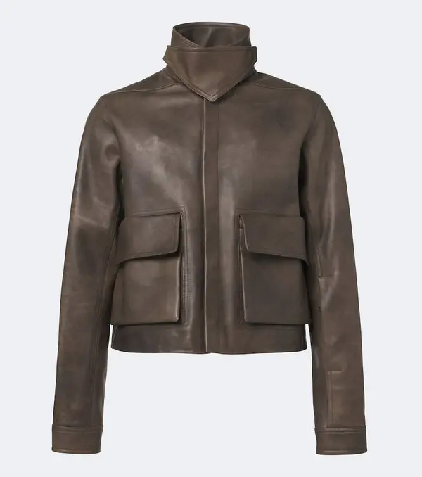 Rick Owens Tower Alice Leather Jacket
