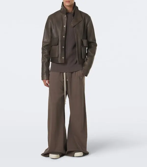 Rick Owens Tower Alice Leather Jacket