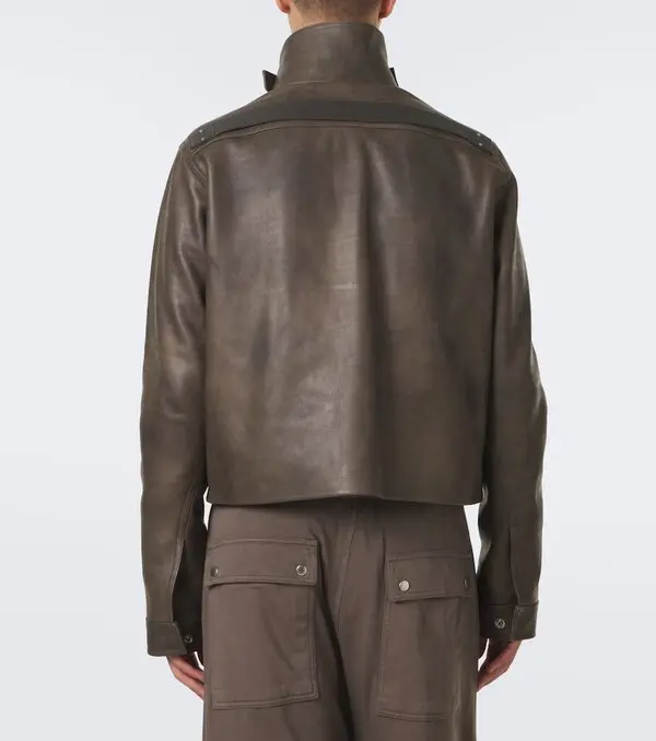 Rick Owens Tower Alice Leather Jacket
