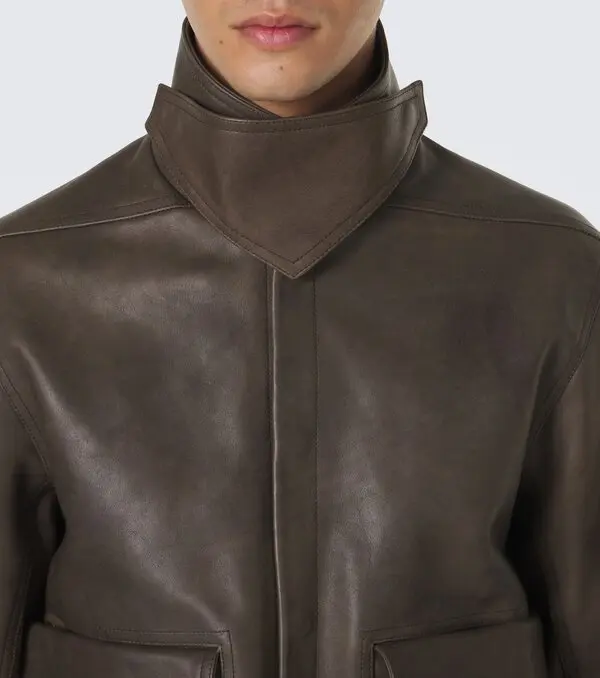 Rick Owens Tower Alice Leather Jacket