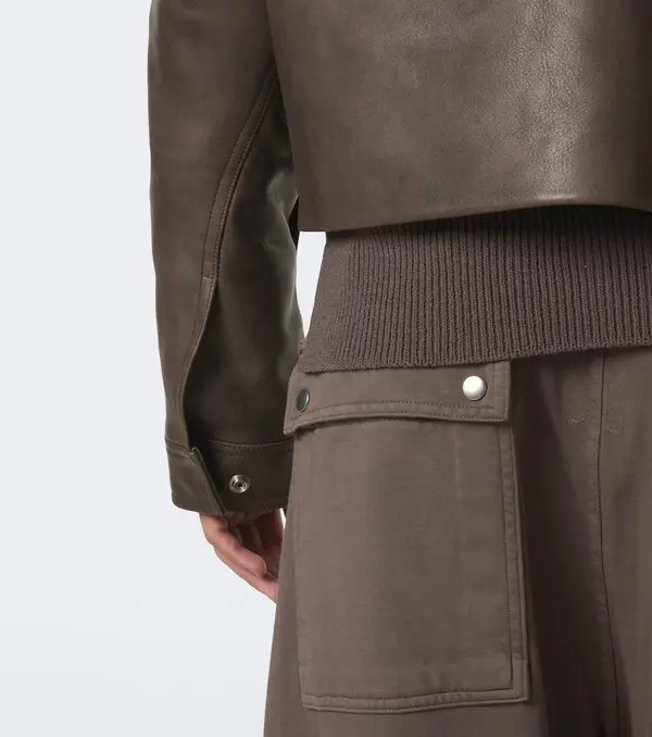 Rick Owens Tower Alice Leather Jacket