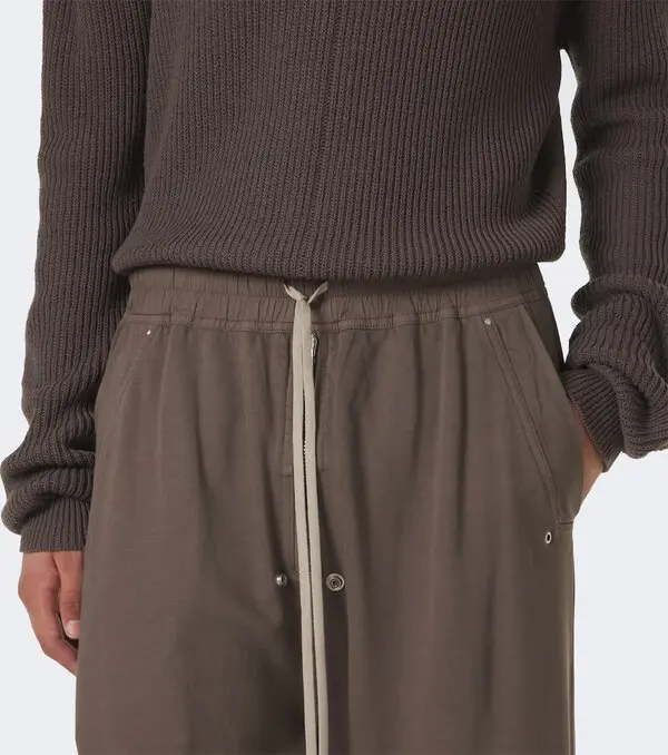 Rick Owens Geth Belas Cotton Jersey Sweatpants