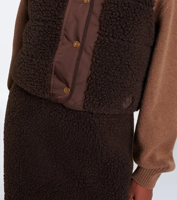 Moncler Paneled Teddy Vest