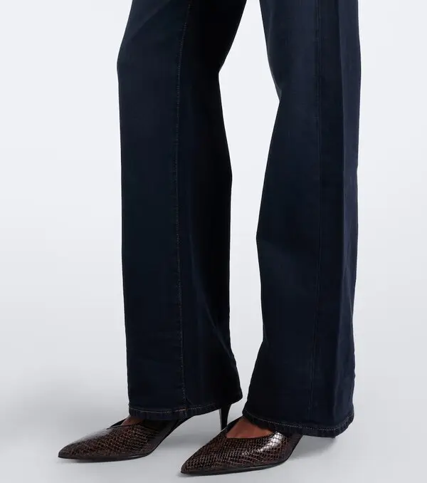 7 For All Mankind Faded Straight Jeans