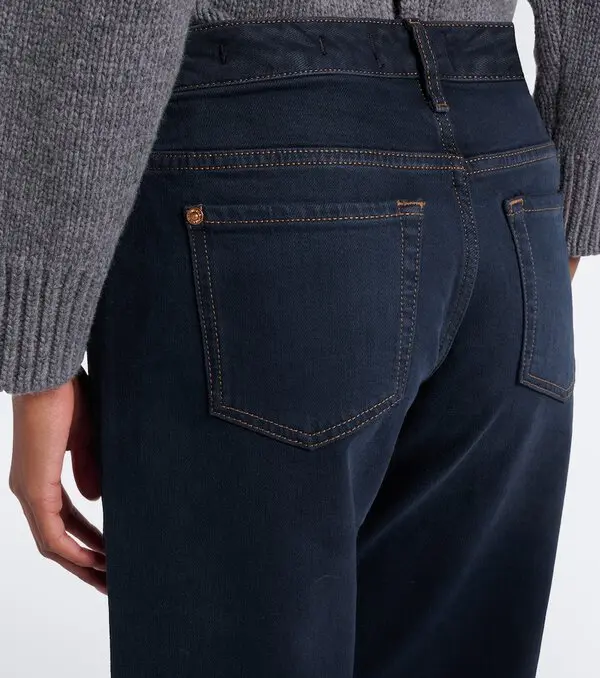 7 For All Mankind Faded Straight Jeans