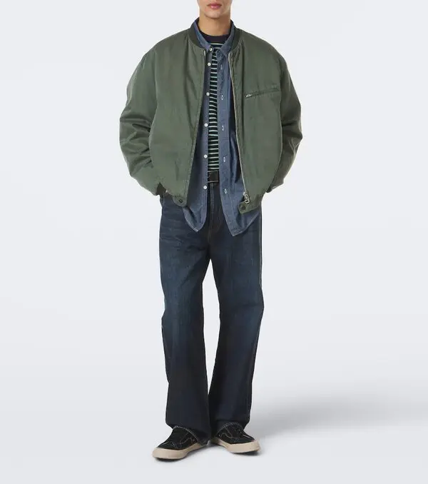 Visvim Langer Cotton And Silk Chambray Shirt