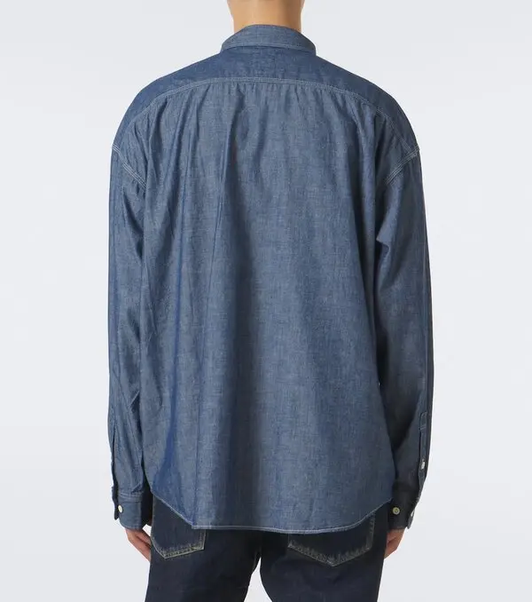 Visvim Langer Cotton And Silk Chambray Shirt