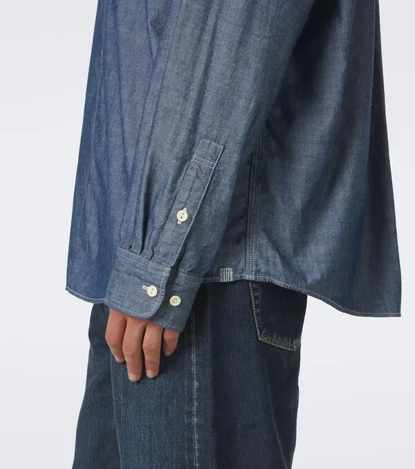 Visvim Langer Cotton And Silk Chambray Shirt