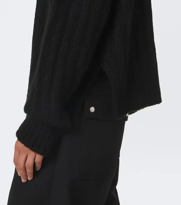 Rick Owens Turtle Cashmere And Silk Sweater