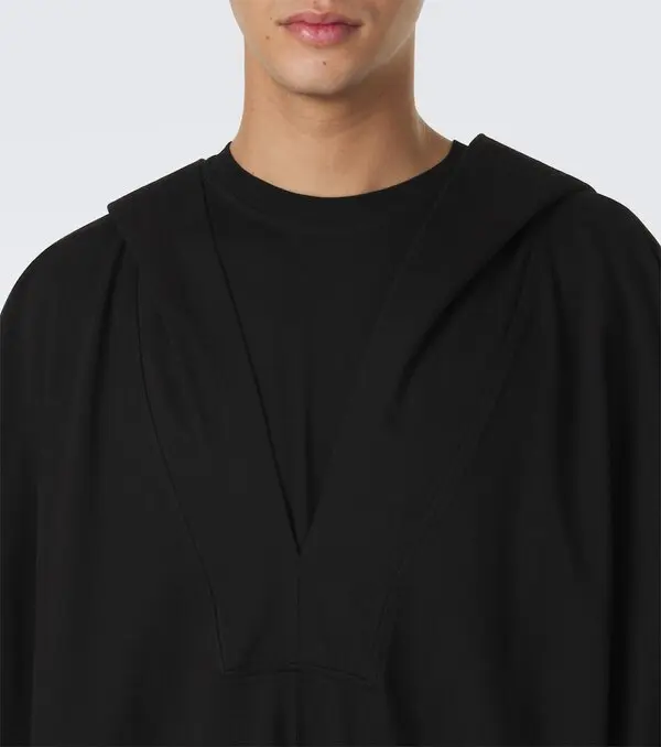 Rick Owens Cotton Jersey Hoodie