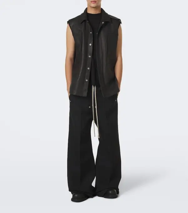 Rick Owens Sl Leather Vest