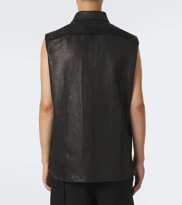 Rick Owens Sl Leather Vest