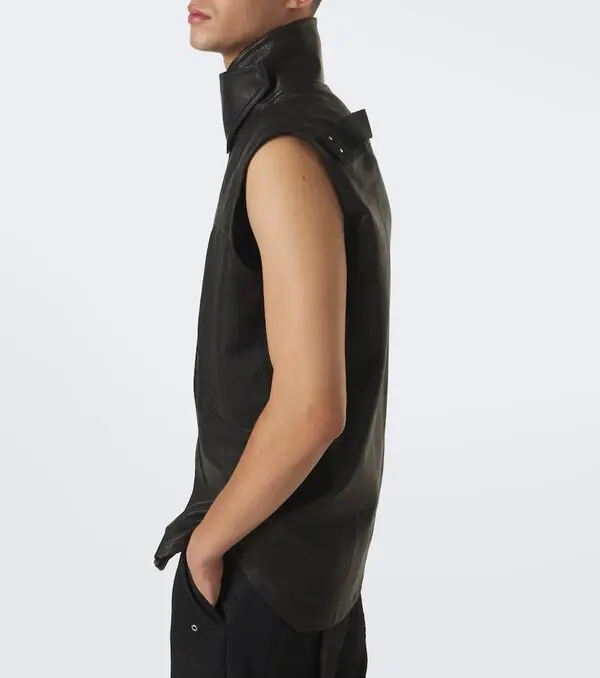 Rick Owens Sl Leather Vest
