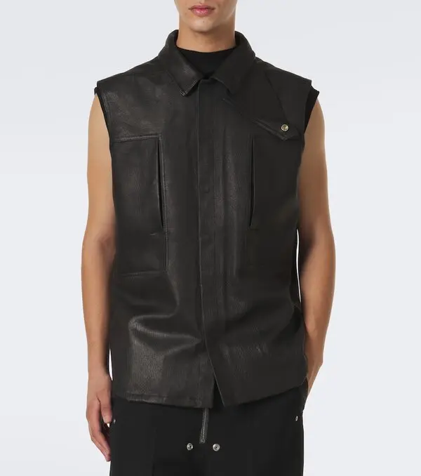 Rick Owens Sl Leather Vest