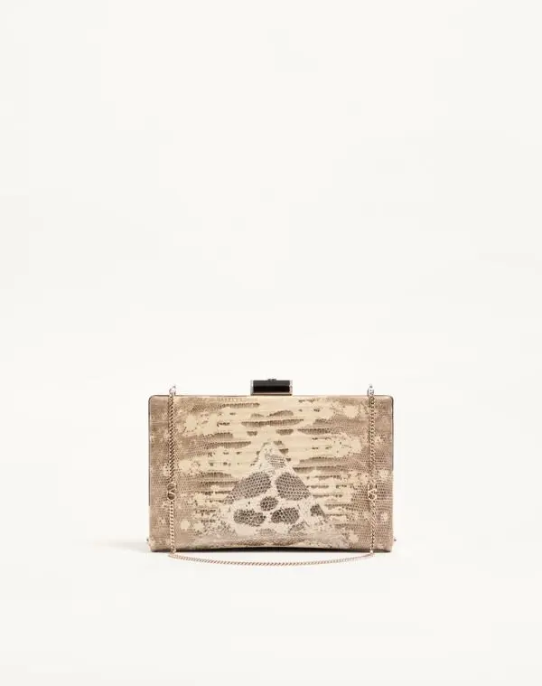 Valentino Garavani Berthe Clutch In Tejus
