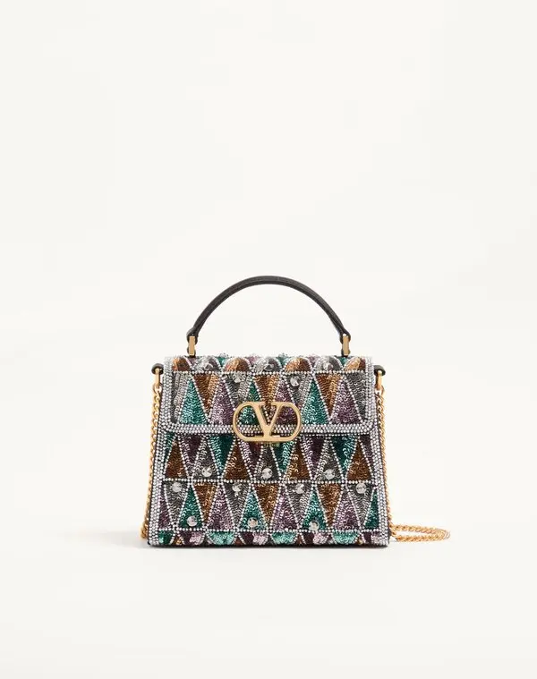 Valentino Garavani Vsling Embroidered Mini Handbag - Multicolour