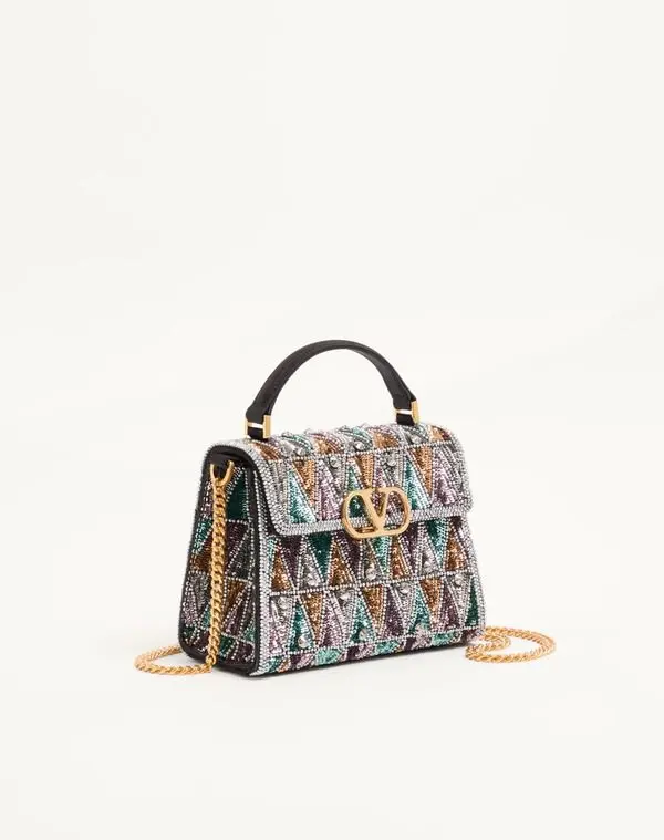 Valentino Garavani Vsling Embroidered Mini Handbag