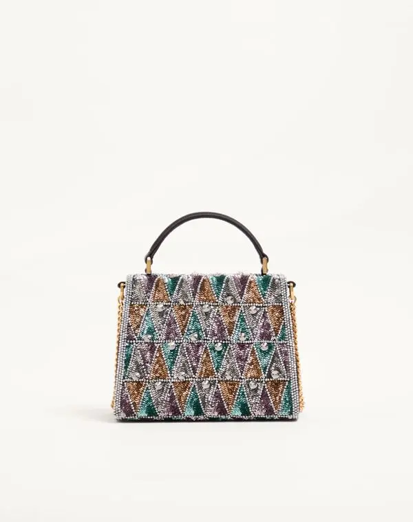 Valentino Garavani Vsling Embroidered Mini Handbag