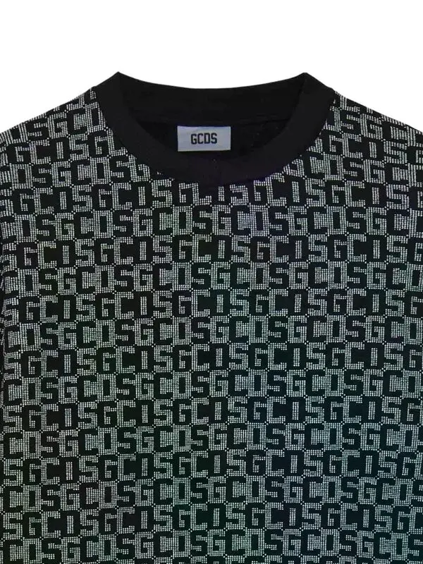 Gcds Monogram-print Sweatshirt