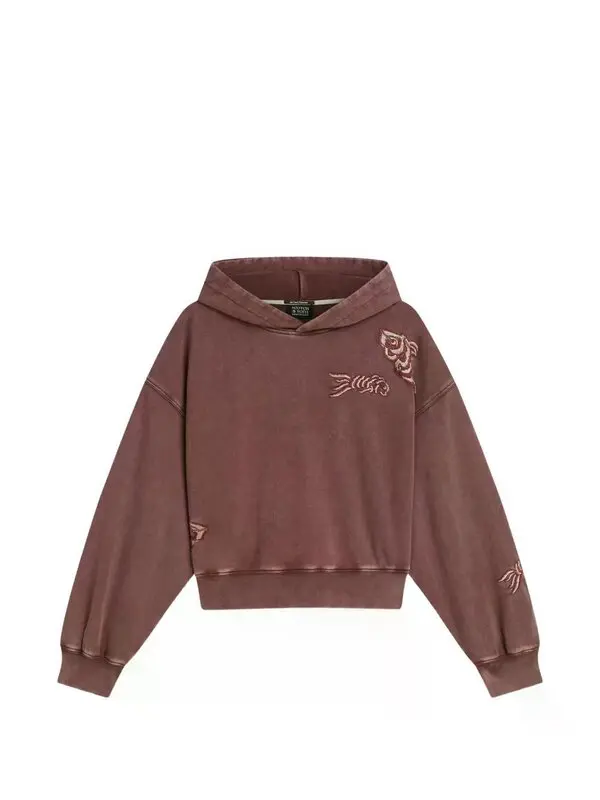 Scotch & Soda Embroidered Washed Hoodie