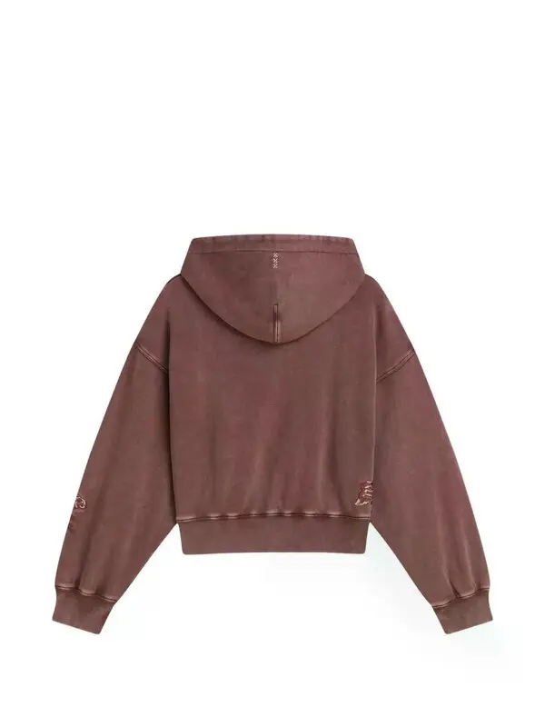 Scotch & Soda Embroidered Washed Hoodie