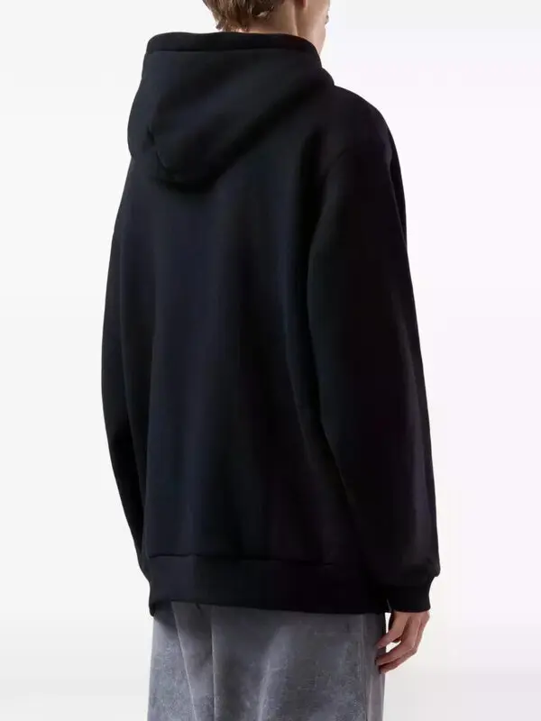 Gcds Laser-cut Distressed Hoodie